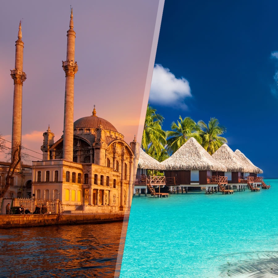 Turchia e Isole dell'Oceano Indiano: Istanbul e Maldive da 1,377 €. Il ...