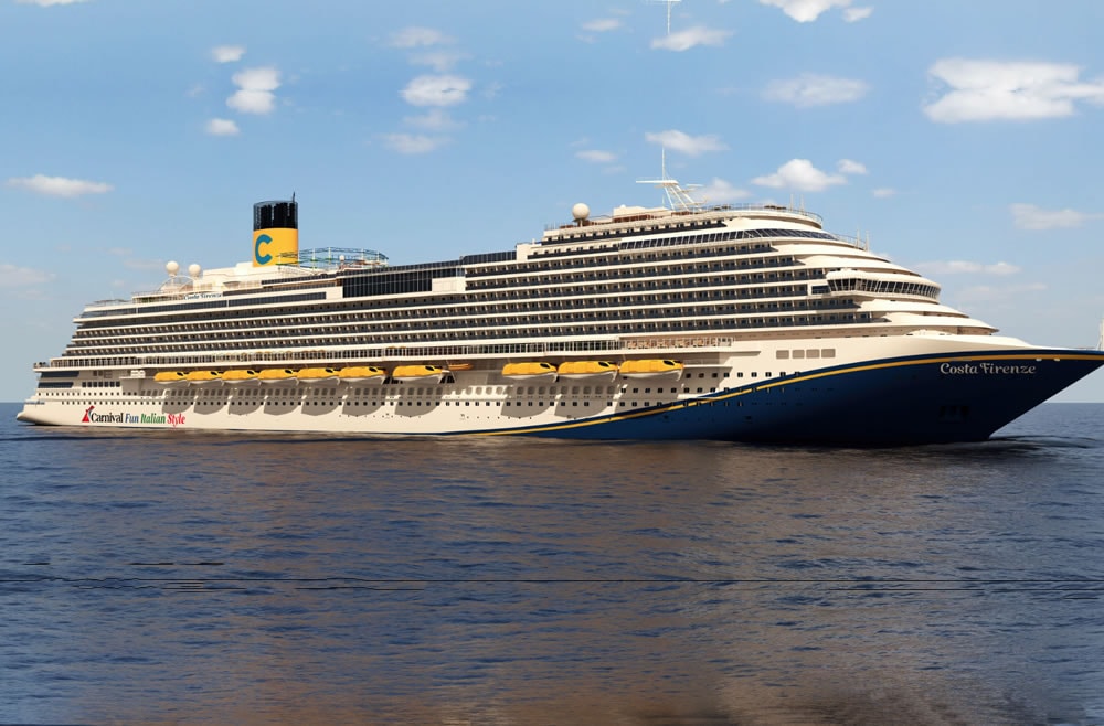 Scheda tecnica del Carnival Firenze, Carnival Cruise Line - Logitravel